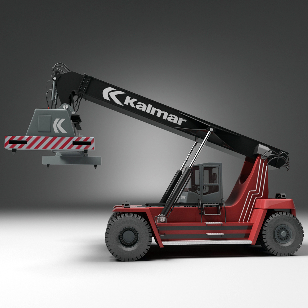 kalmar reach stacker 3d model