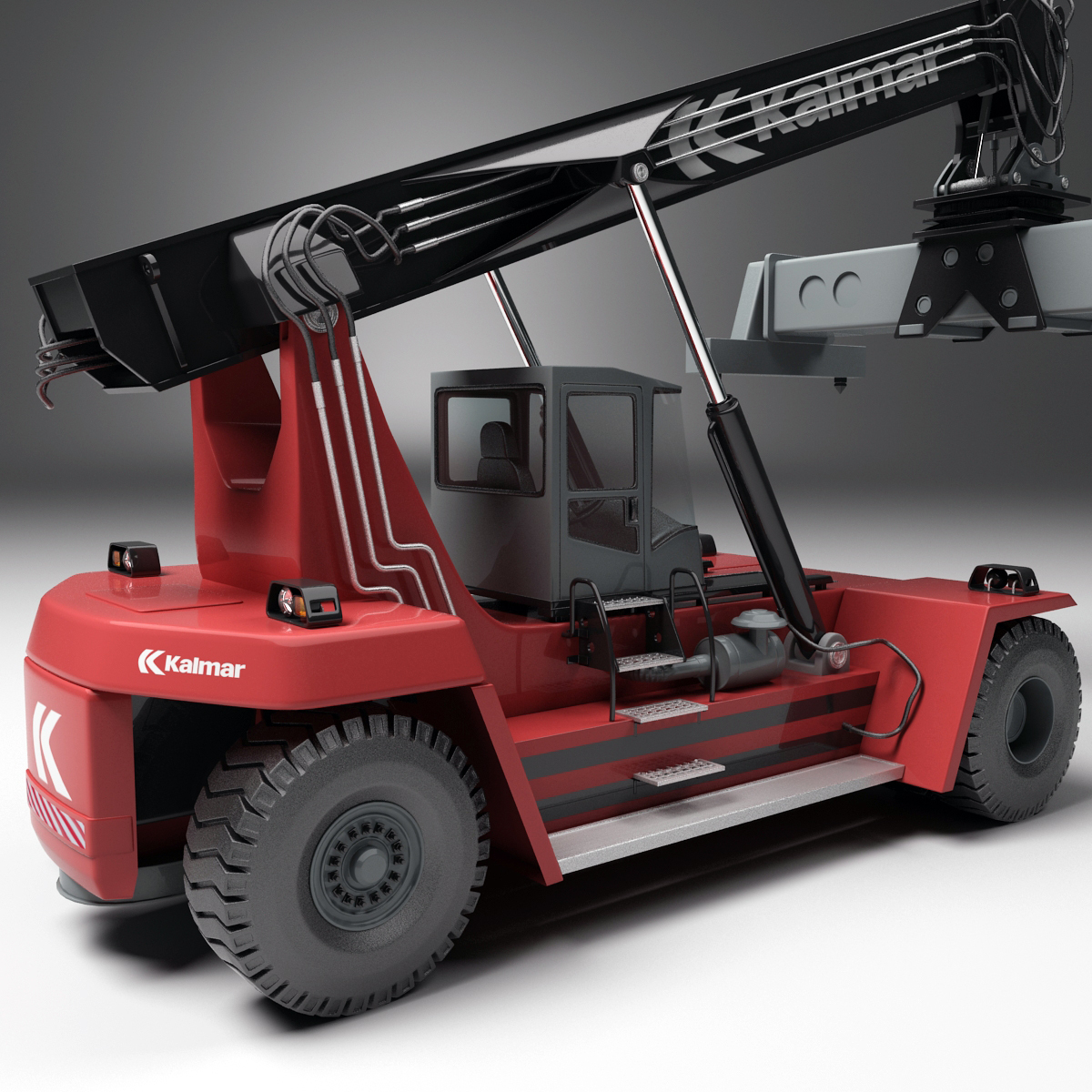 kalmar reach stacker 3d model