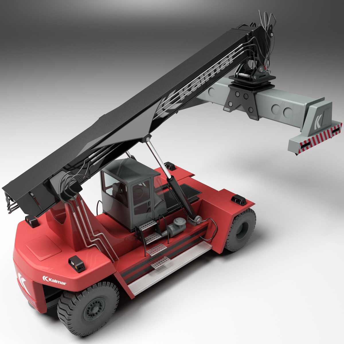 kalmar reach stacker 3d model