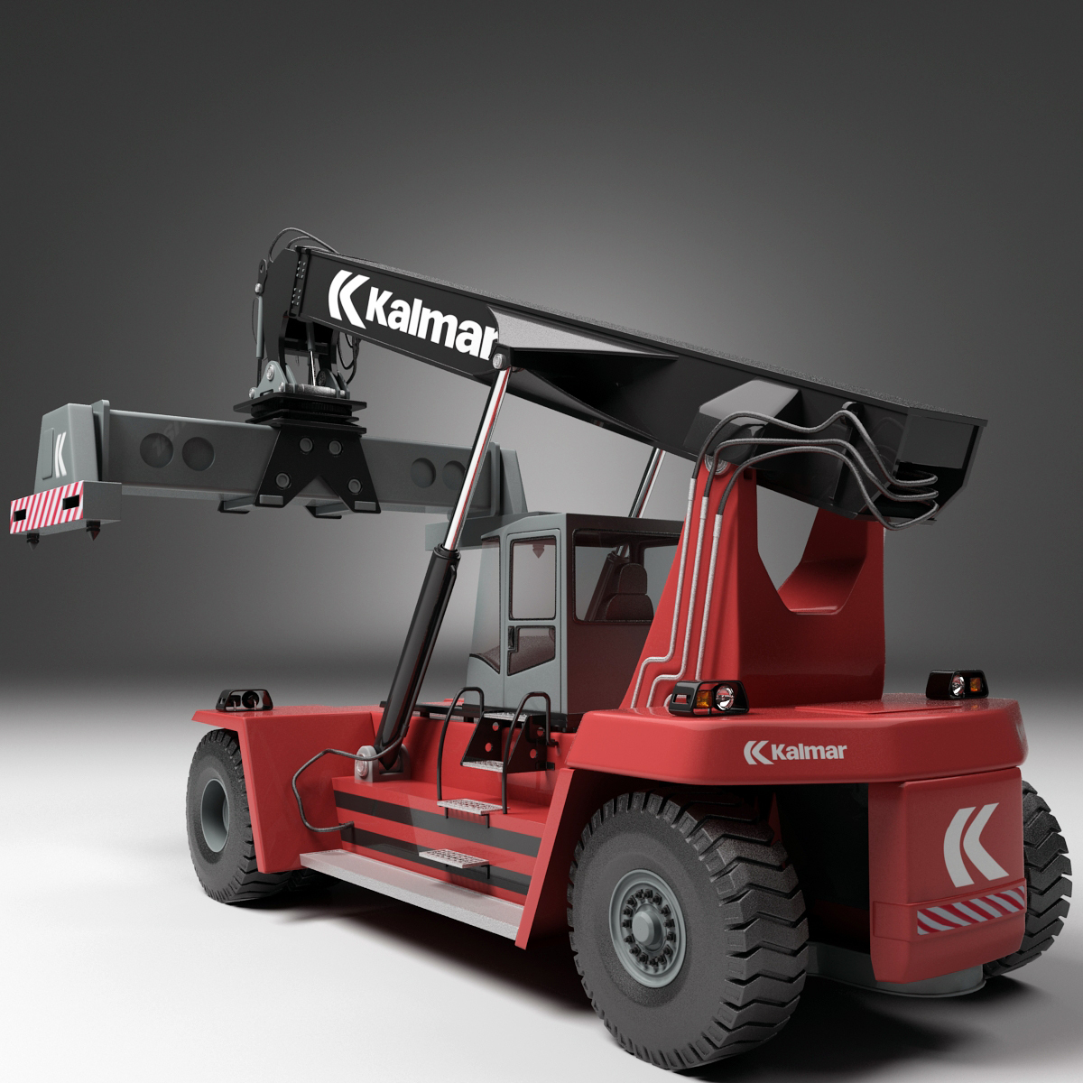 kalmar reach stacker 3d model