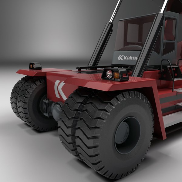 kalmar reach stacker 3d model