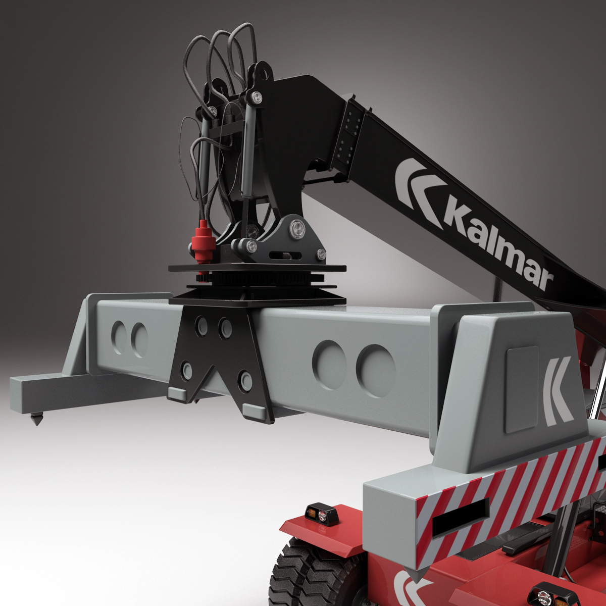 kalmar reach stacker 3d model