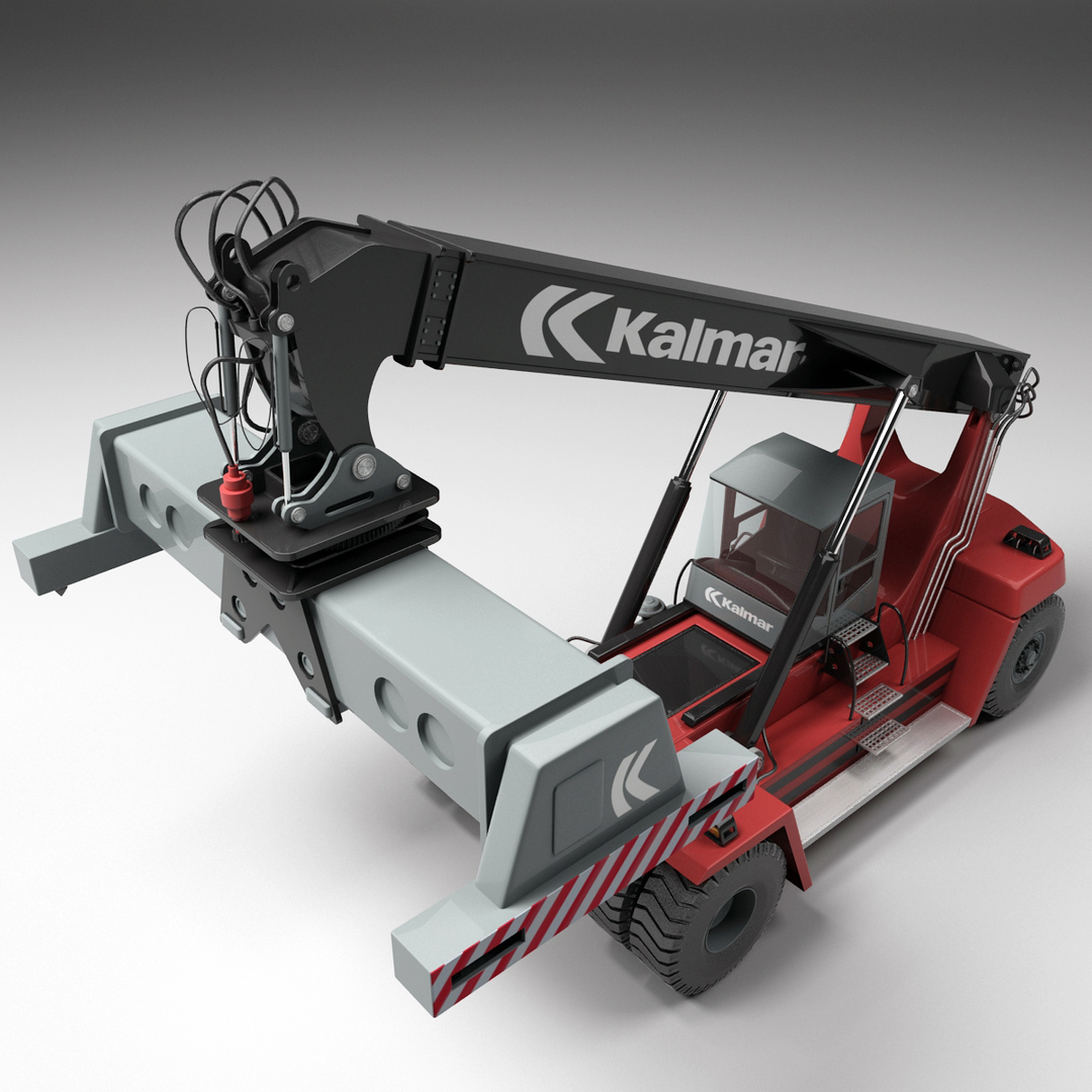 kalmar reach stacker 3d model