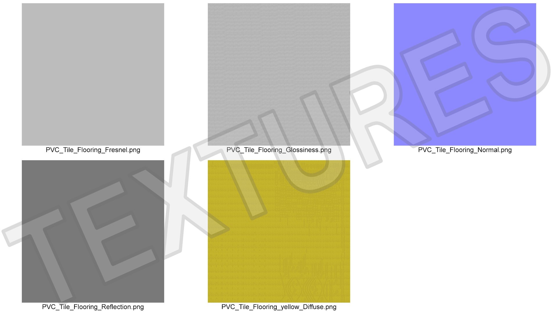 3D Plastic Floor Mat Tile Yellow Model - TurboSquid 2234694
