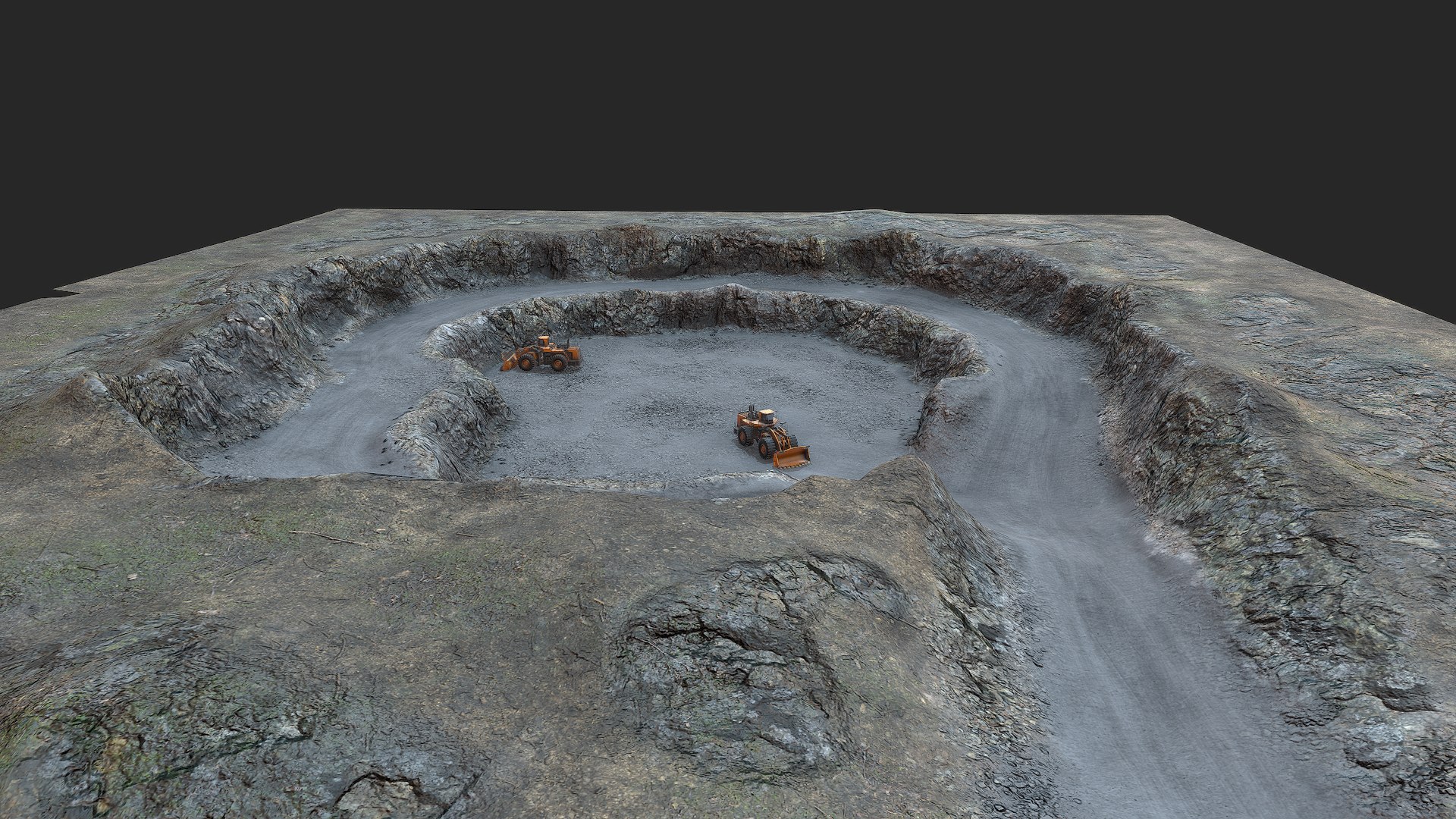 3D Model Mine Quarry - TurboSquid 2053213