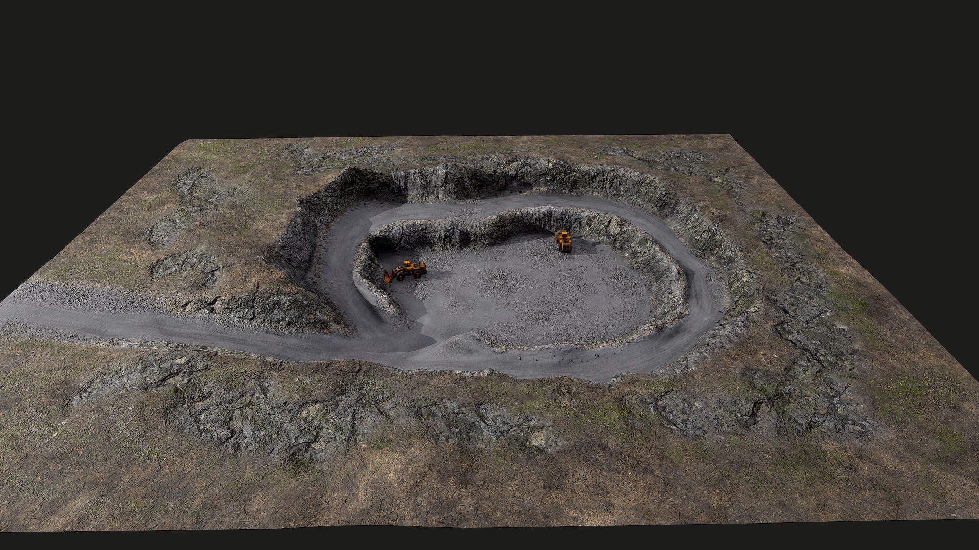 3D Model Mine Quarry - TurboSquid 2053213