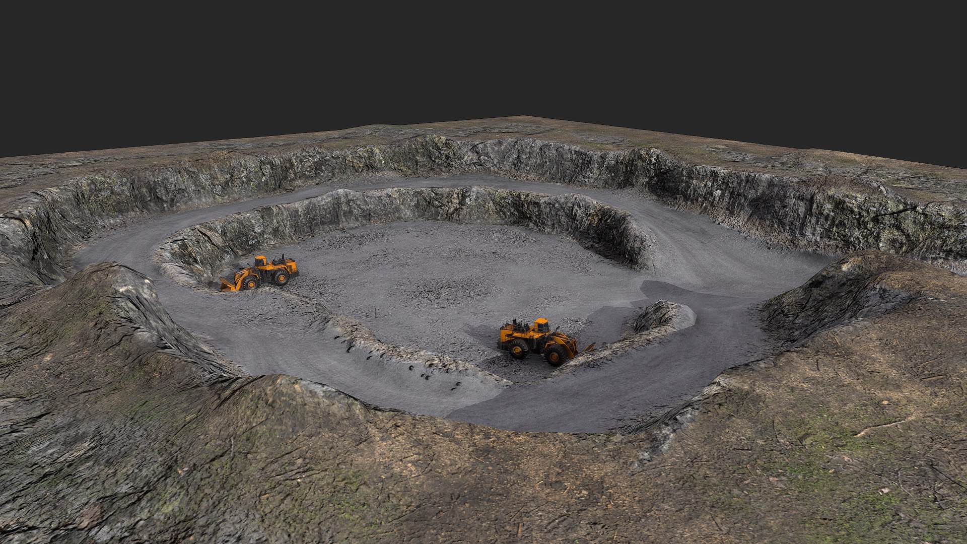 3D Model Mine Quarry - TurboSquid 2053213