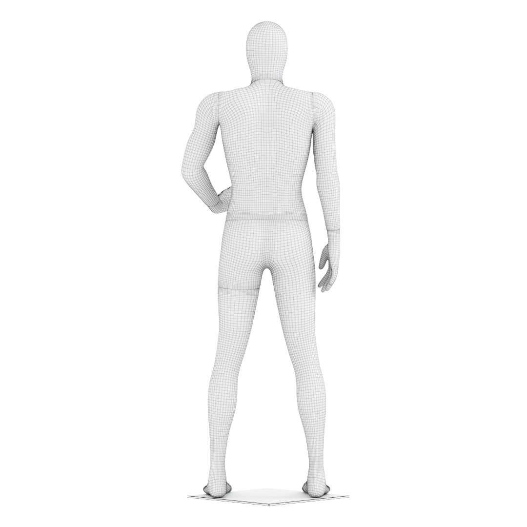 3D Faceless Male Mannequin - TurboSquid 1579054