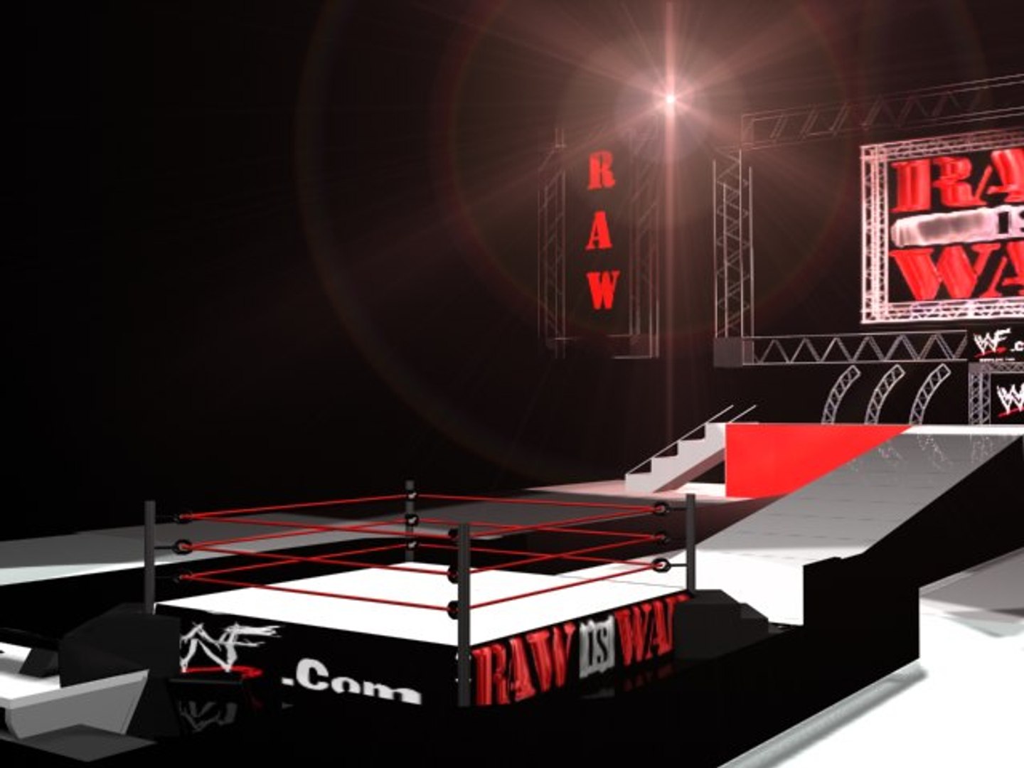 Arena Wwf Raw War 3d Model