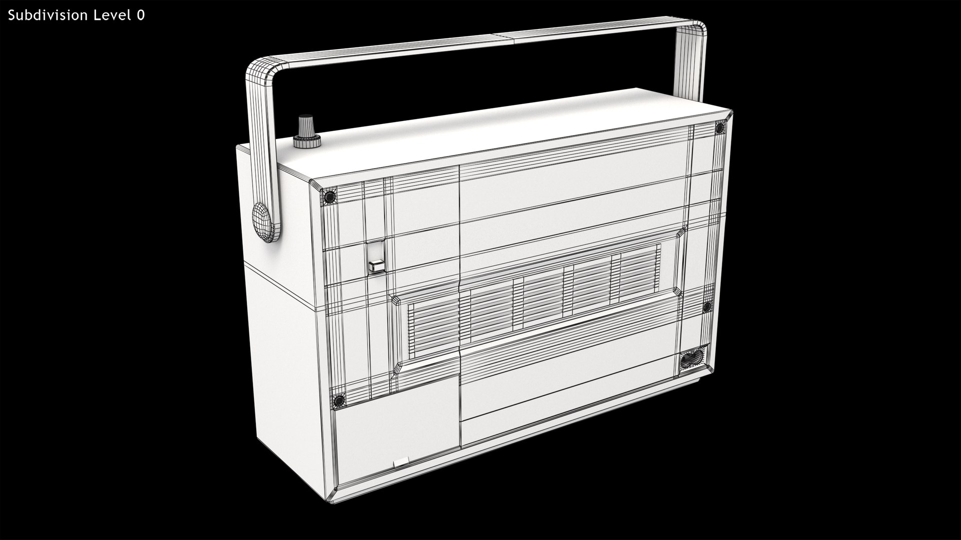 3D Vintage Radio Model - TurboSquid 2208004