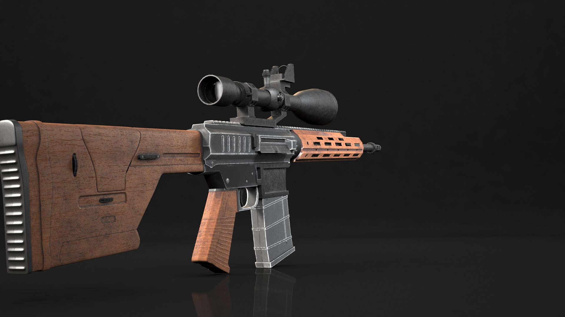 Gun 3d Model 3D - TurboSquid 1845181