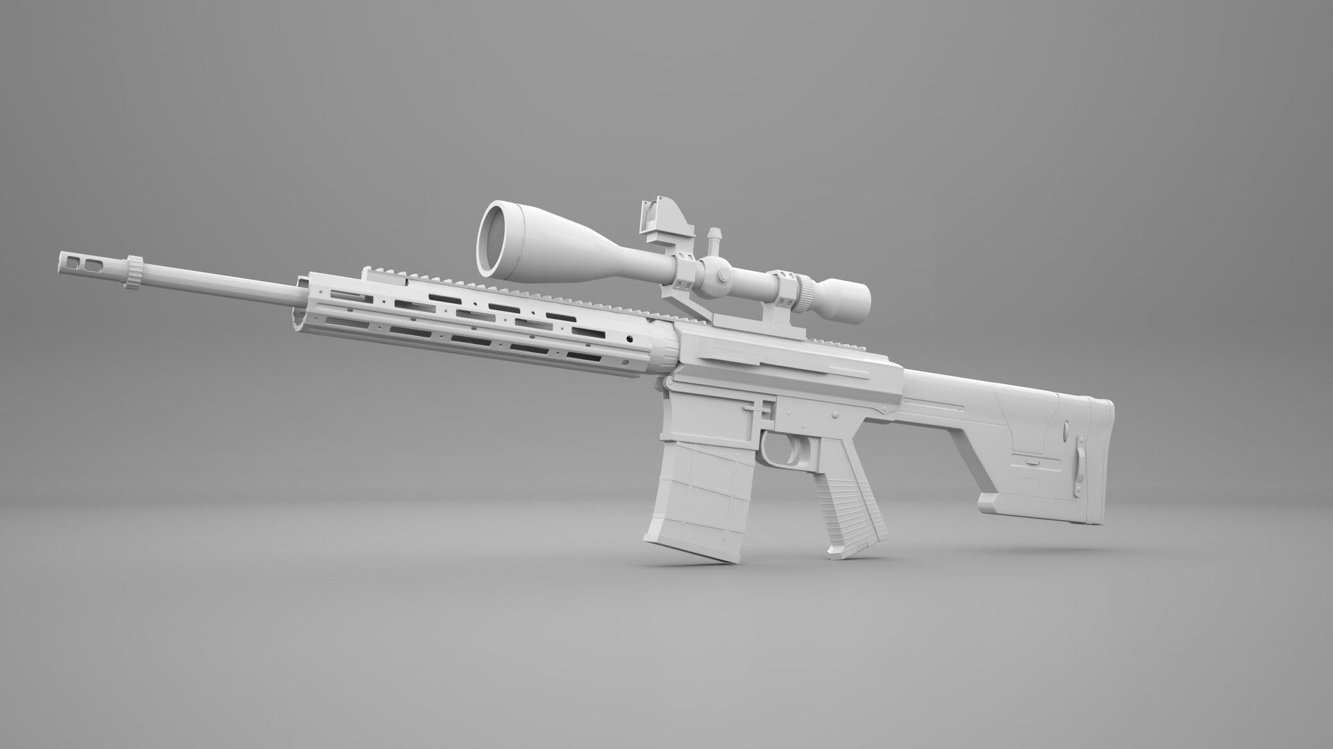 Gun 3d Model 3D - TurboSquid 1845181