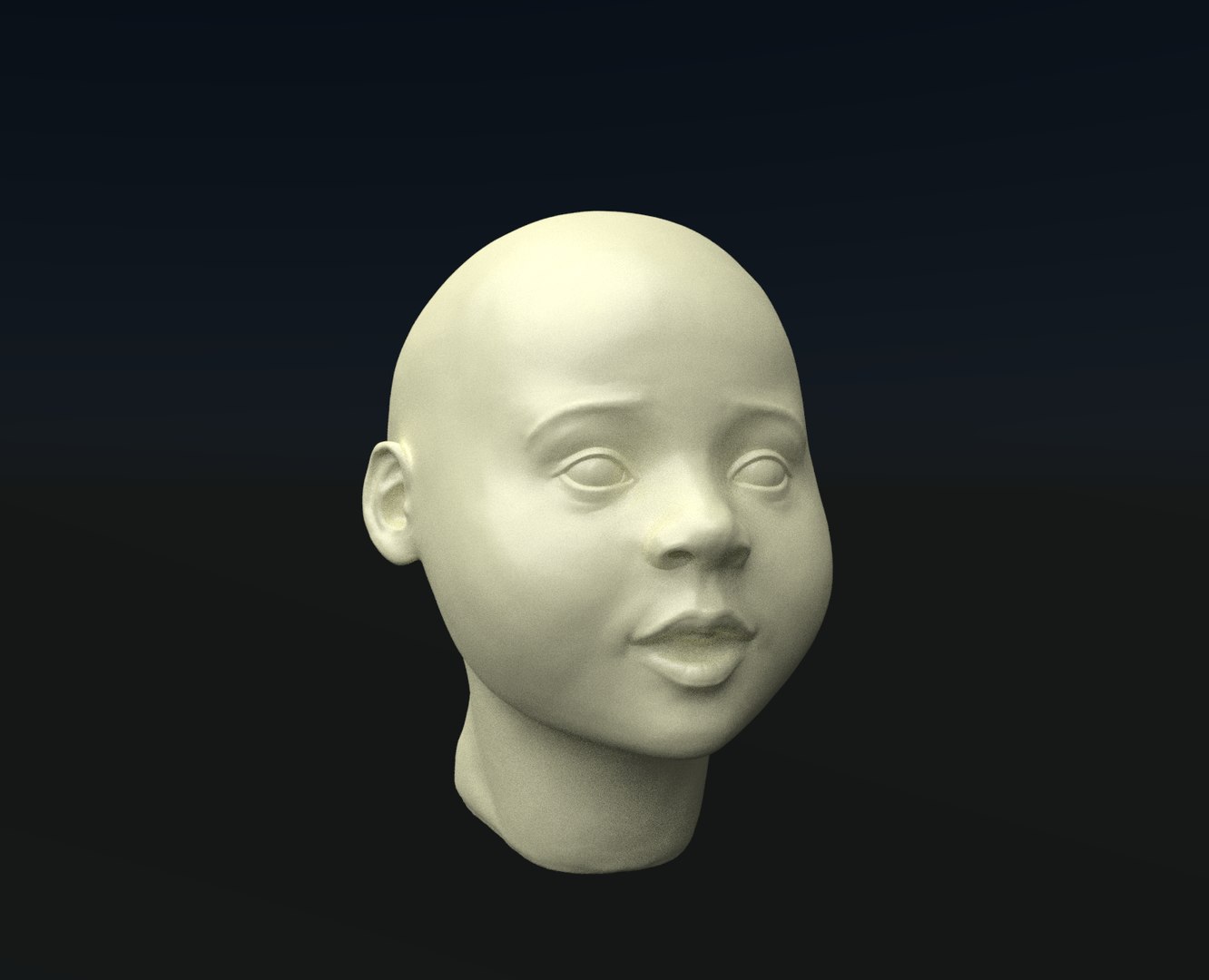 3D model head girl child - TurboSquid 1150101