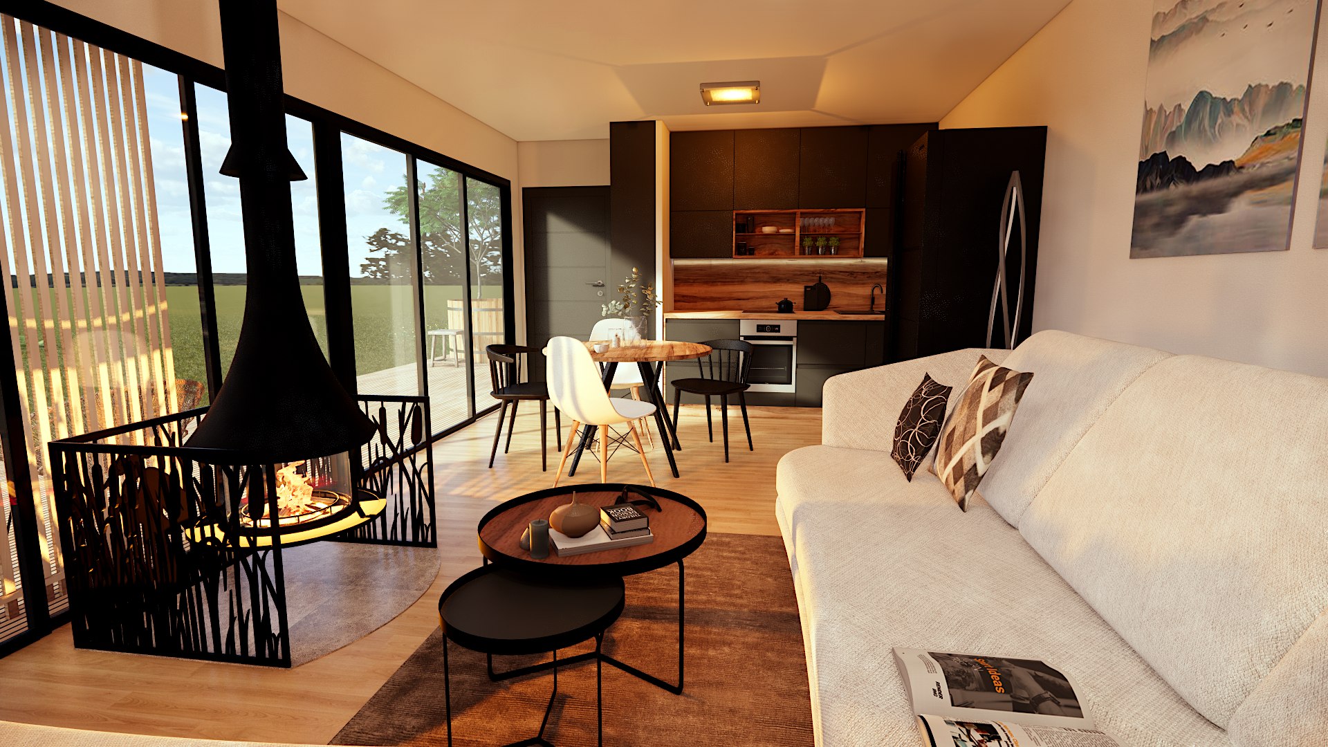 Modern 40m2 Country House 3D Model - TurboSquid 1599964