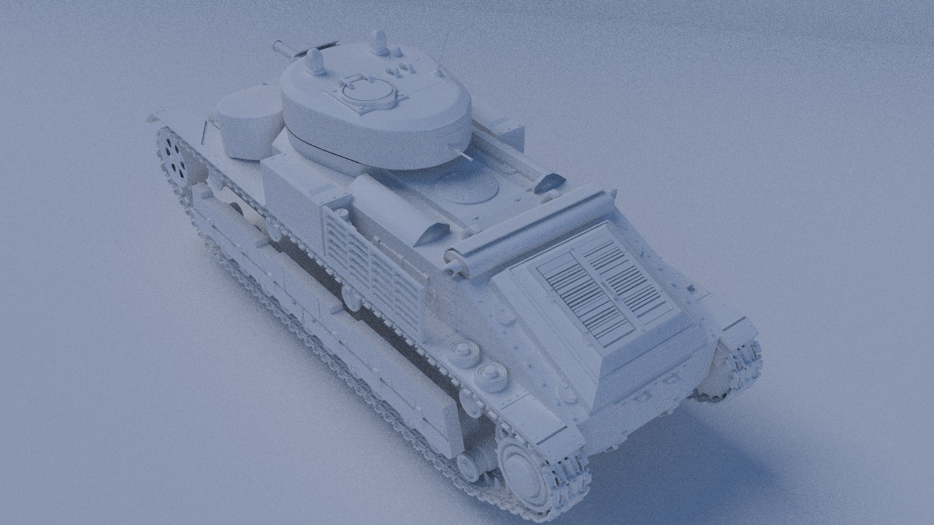 3d model tank t-28