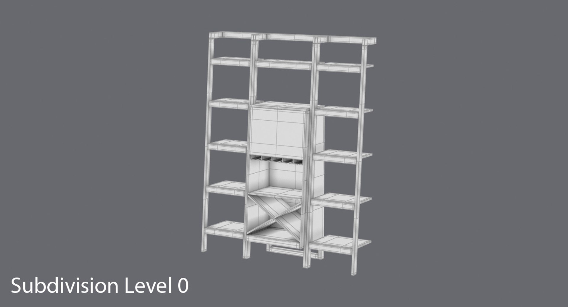 Contemporary-shelving-system 3D Model - TurboSquid 1262180