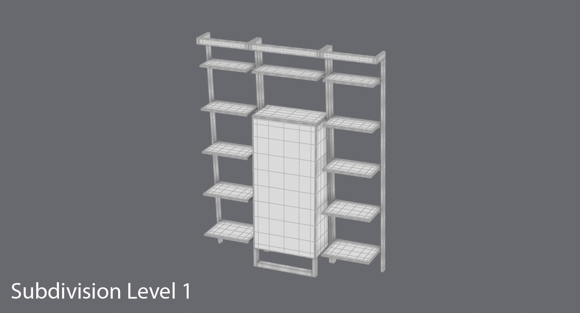 Contemporary-shelving-system 3D Model - TurboSquid 1262180