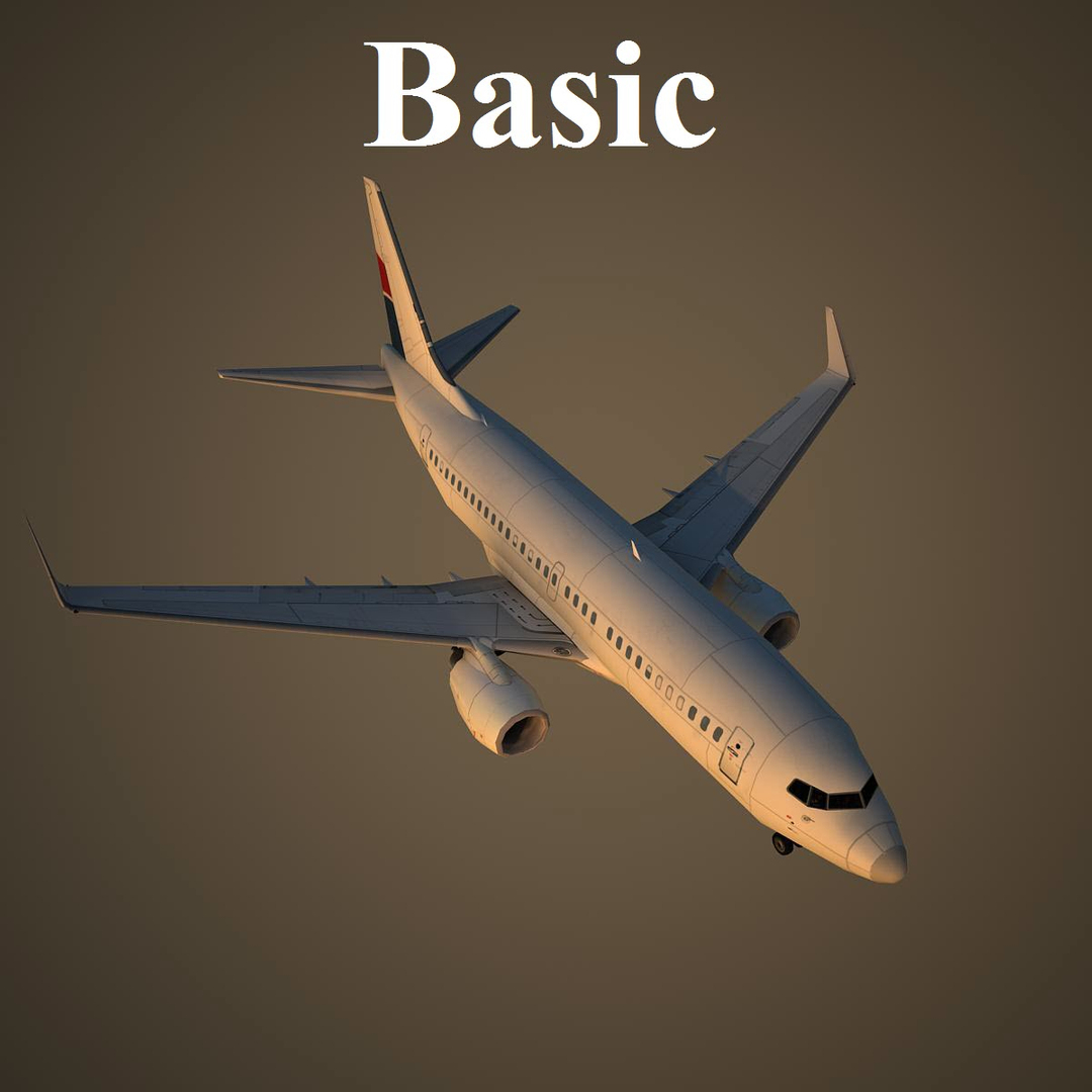 3d Model Boeing 737-700 Basic
