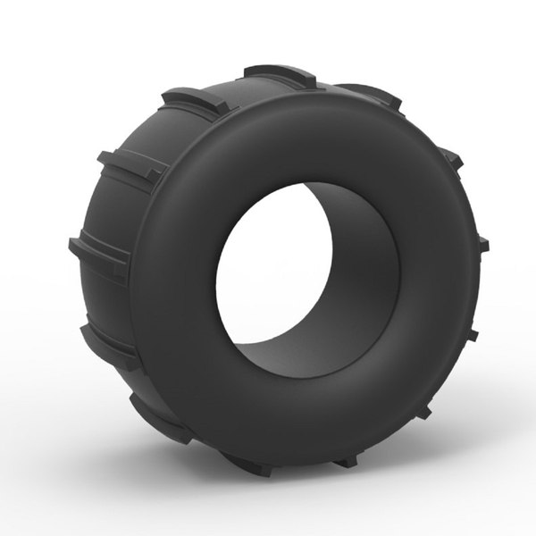 Diecast dirt dragster rear tire 11 Scale 1 to 25 3D model - TurboSquid ...