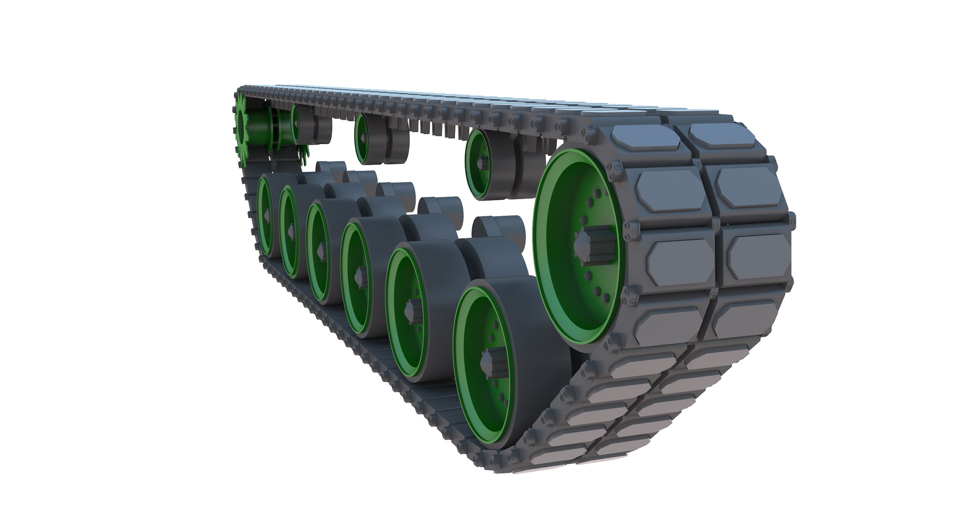 3D Model Tank Track - TurboSquid 1579852