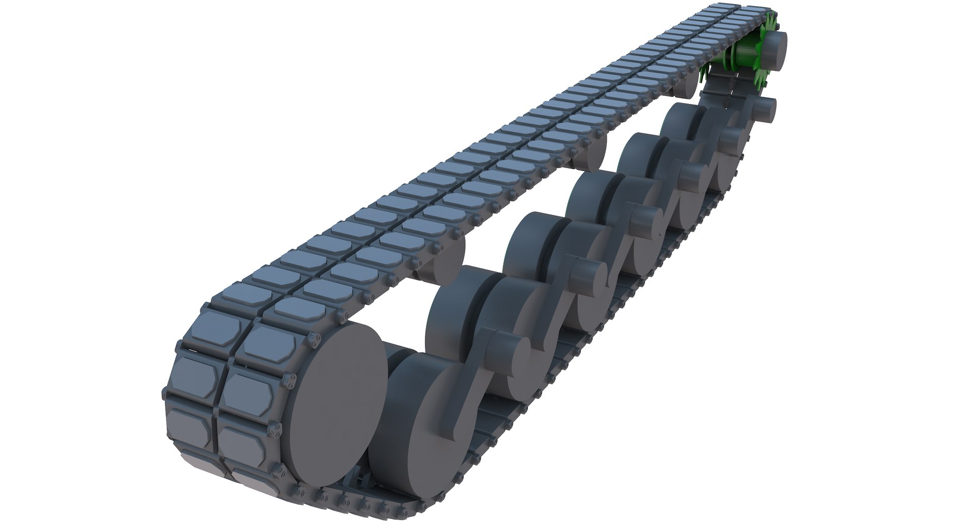 3D Model Tank Track - TurboSquid 1579852