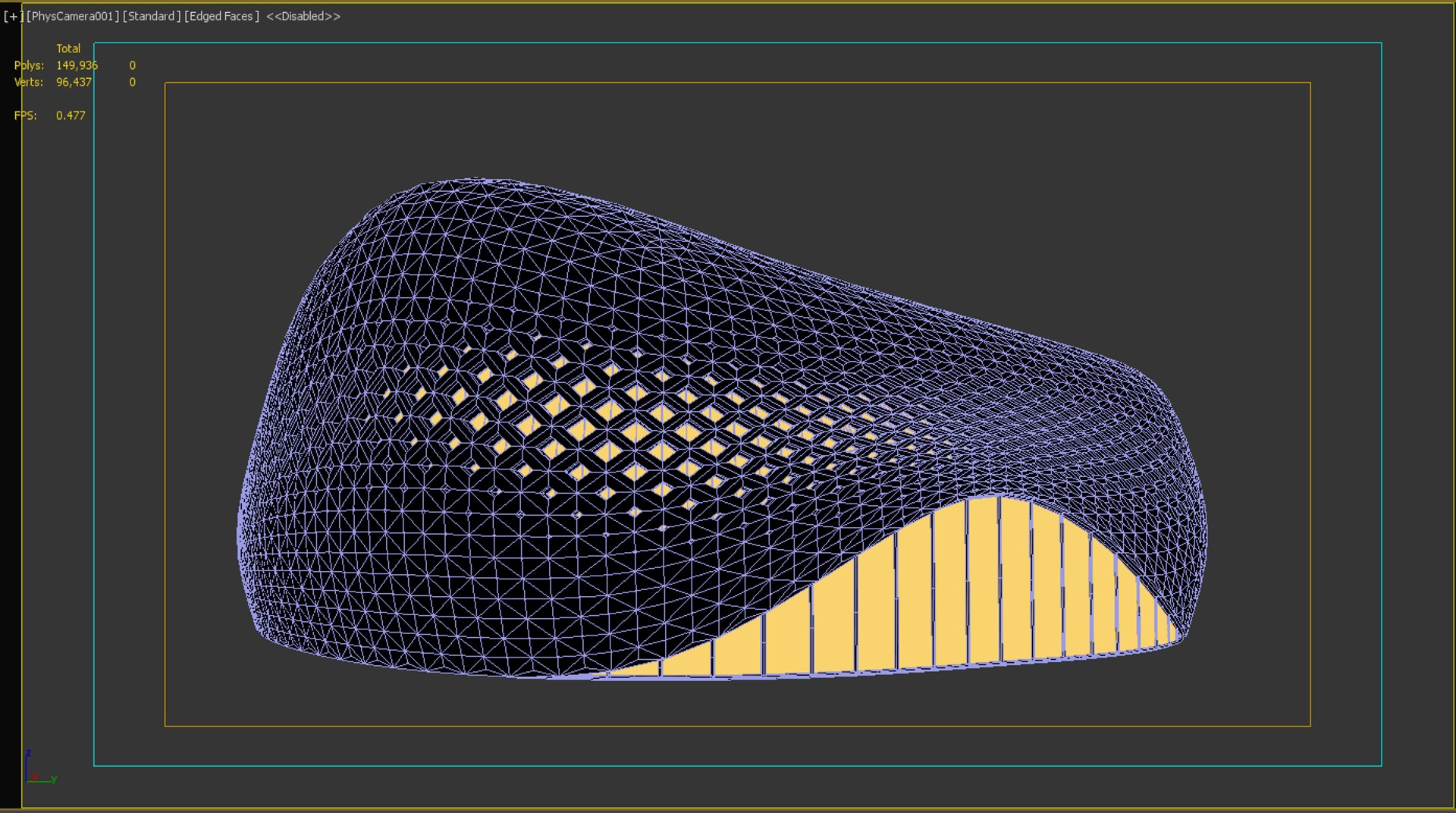 Organic Architectural Building With Parametric Openings Model ...