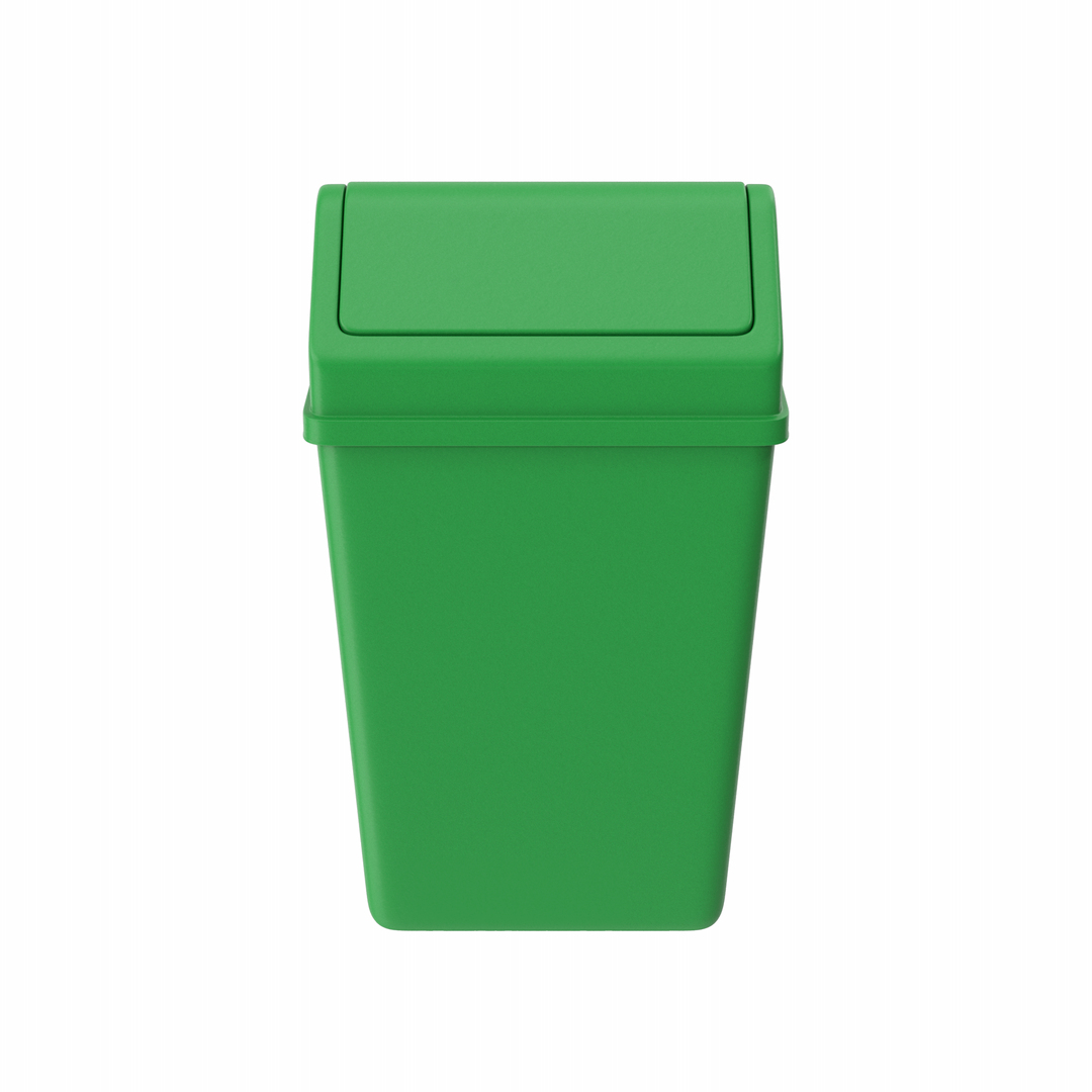 Green Trash Can 3D Model - TurboSquid 2170956