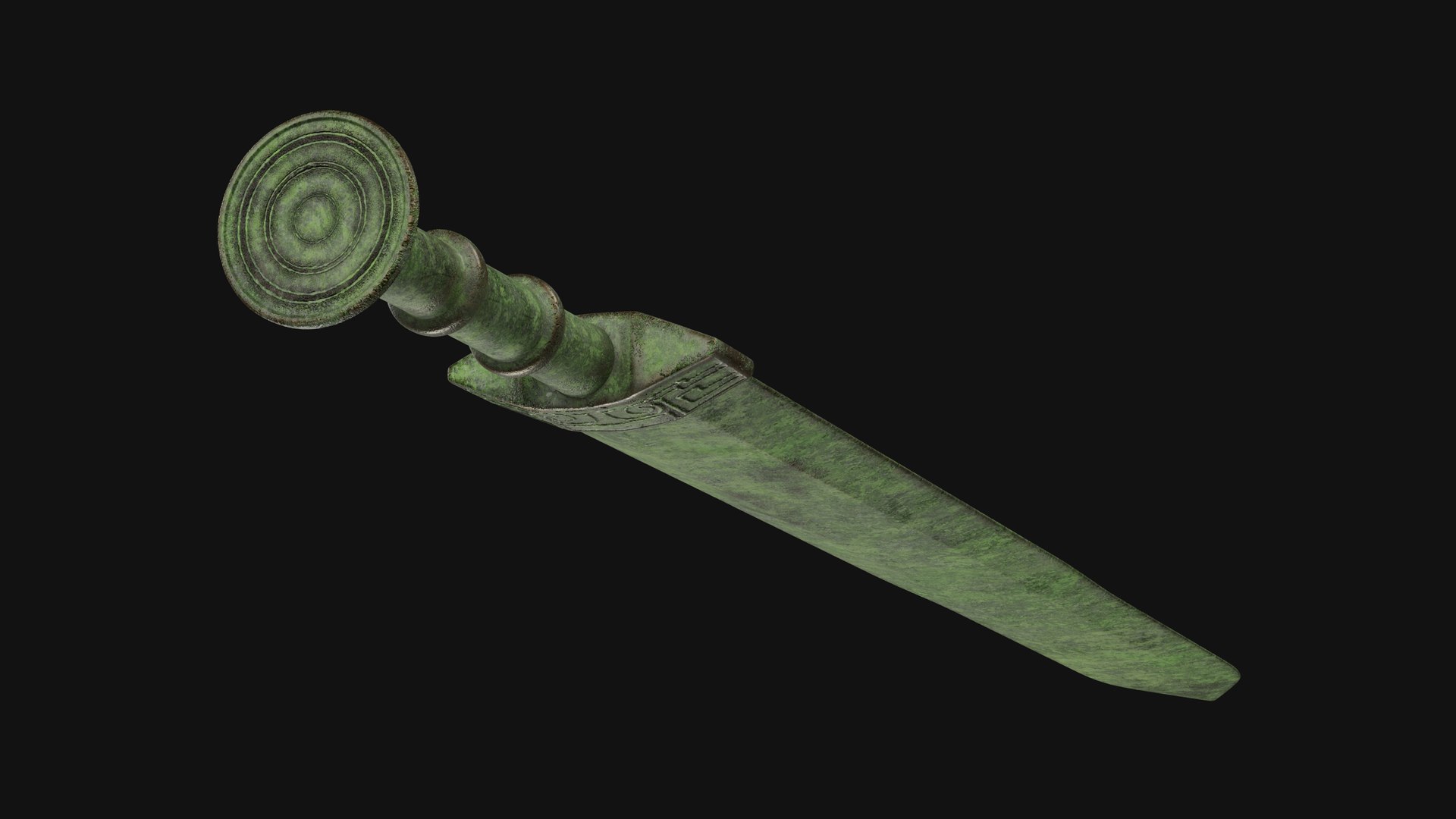 3D Model China Bronze Sword - TurboSquid 2215163