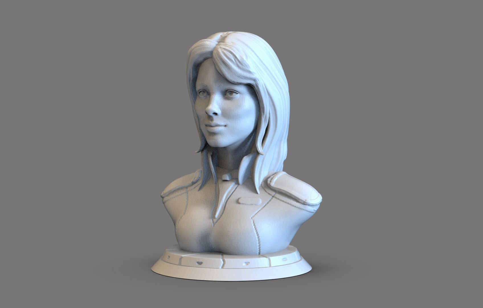 AI Assistant Bust 3D - TurboSquid 2340397