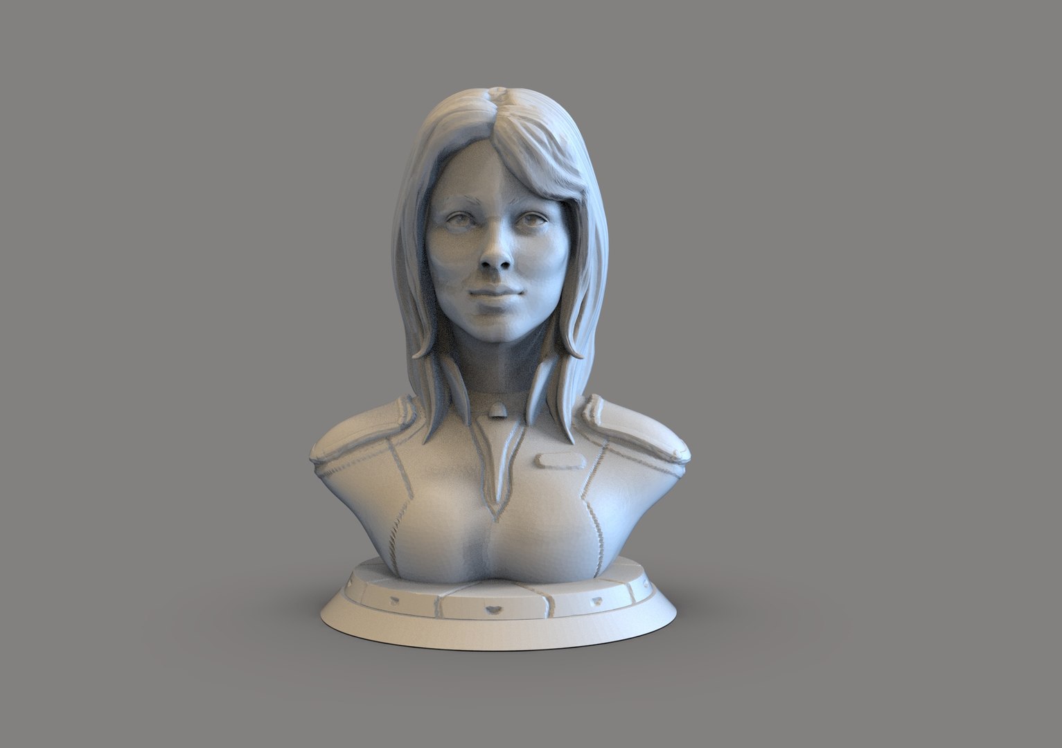 AI Assistant Bust 3D - TurboSquid 2340397