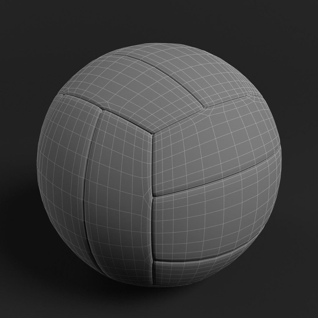 3d volleyball ball model