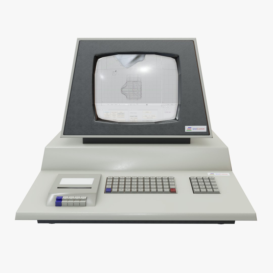 3D Model Retro Computer 07 - TurboSquid 1552444