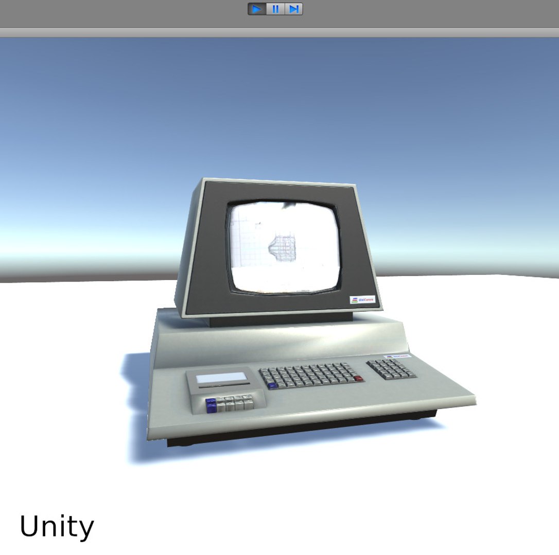 3D Model Retro Computer 07 - TurboSquid 1552444