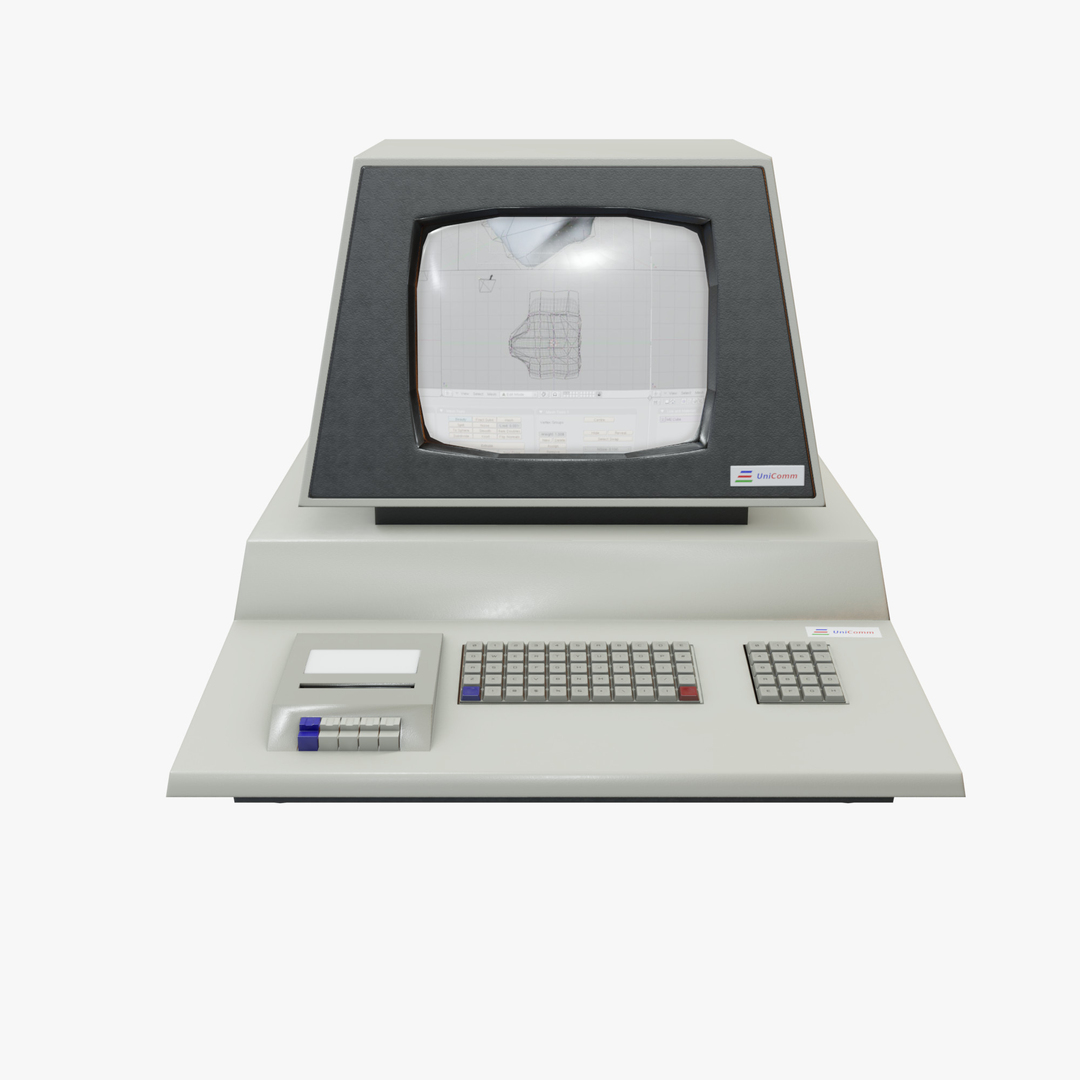 3D Model Retro Computer 07 - TurboSquid 1552444
