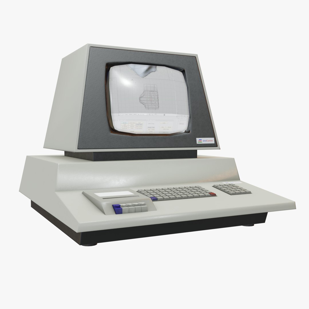 3D Model Retro Computer 07 - TurboSquid 1552444