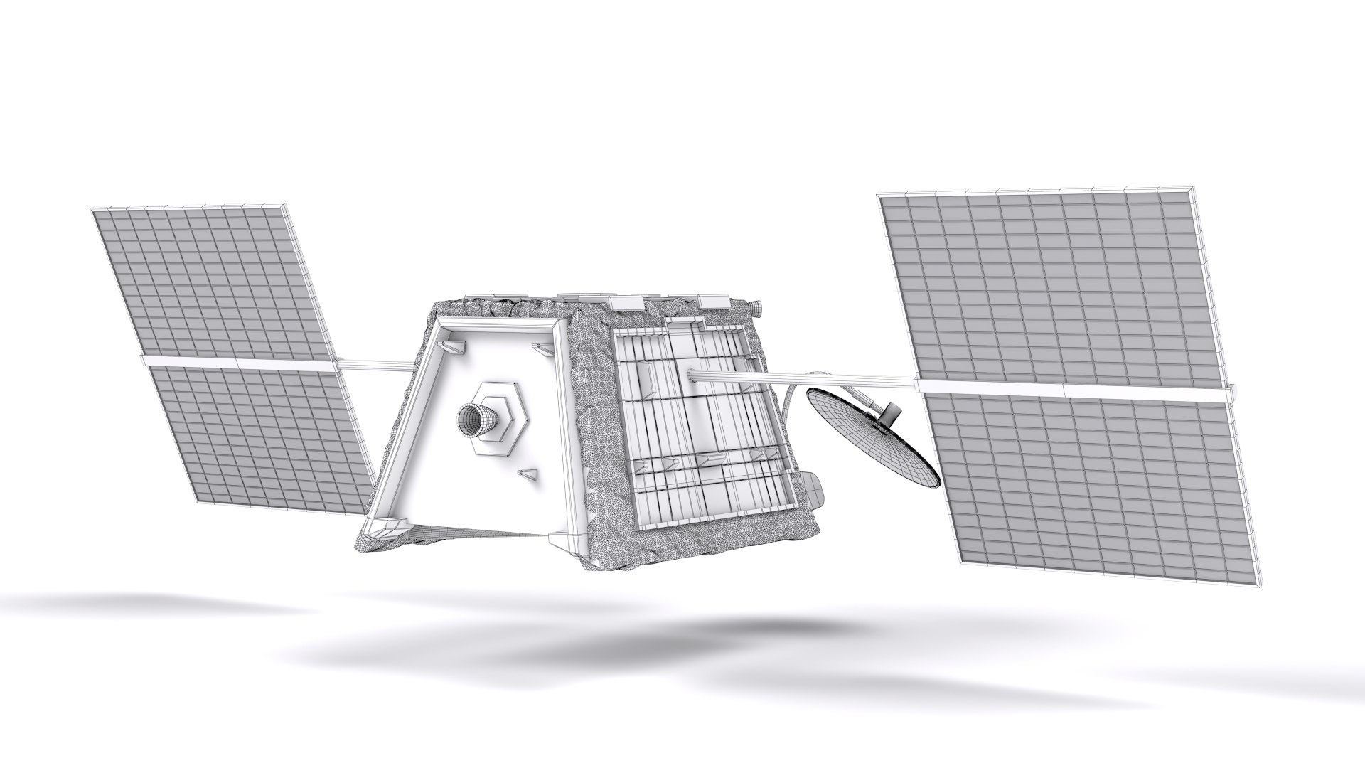 3D Weather Satellite - TurboSquid 1691555