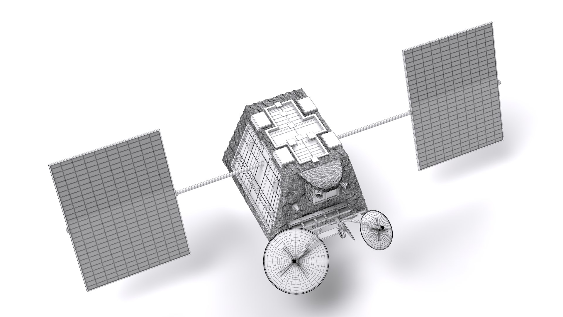 3D Weather Satellite - TurboSquid 1691555