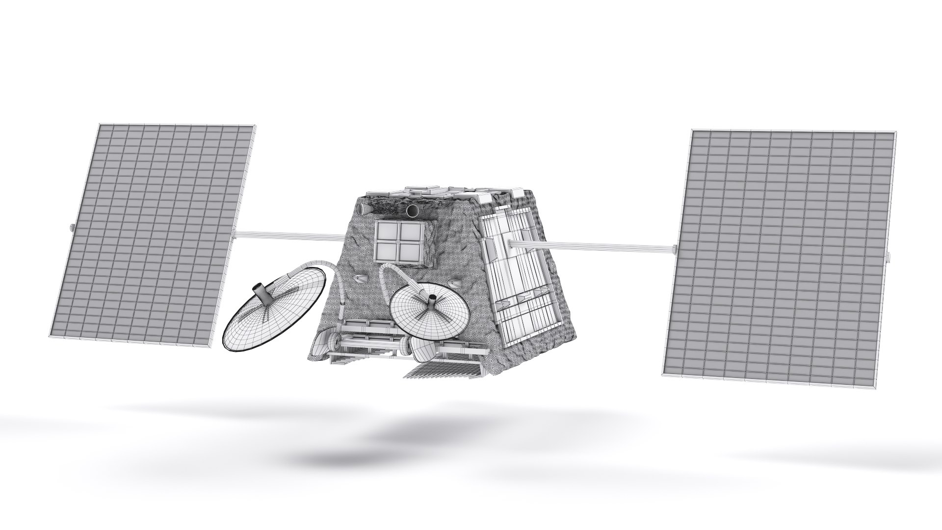 3D Weather Satellite - TurboSquid 1691555