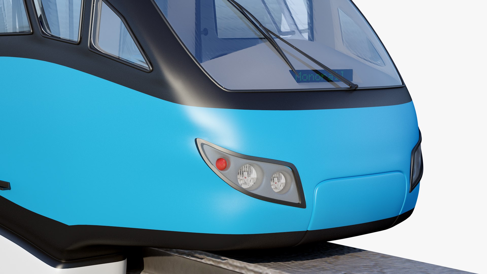 Monorail Train 3D Model - TurboSquid 1487319