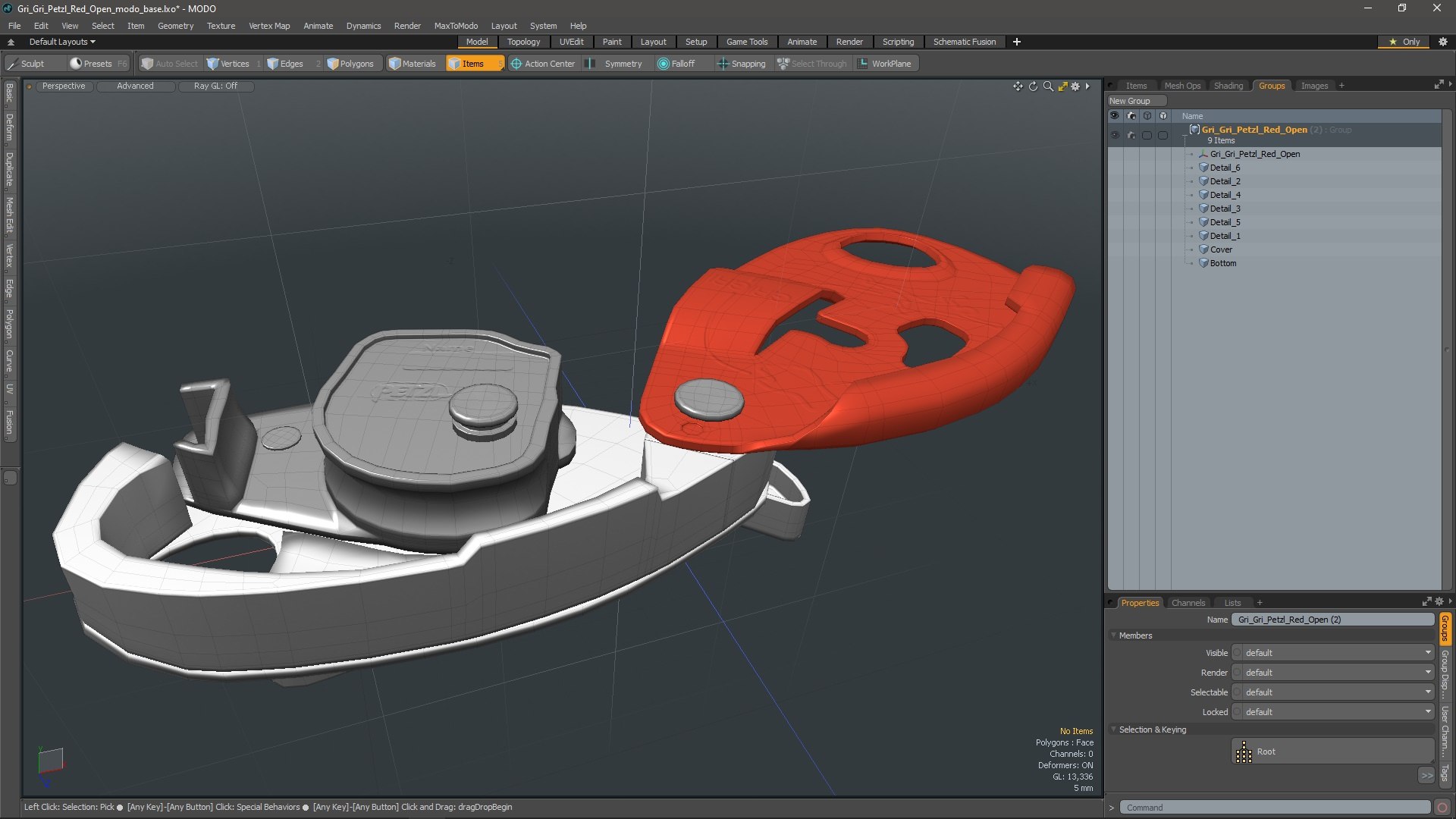 Gri Gri Petzl Red Open 3D Model - TurboSquid 2189752