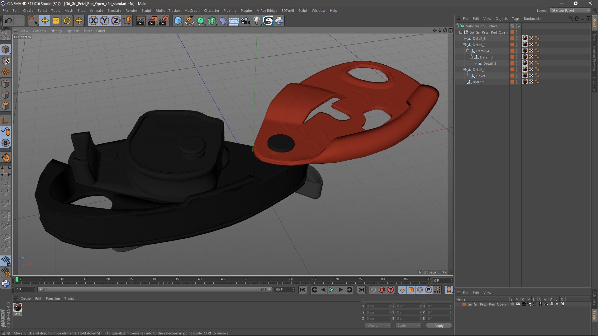 Gri Gri Petzl Red Open 3D Model - TurboSquid 2189752