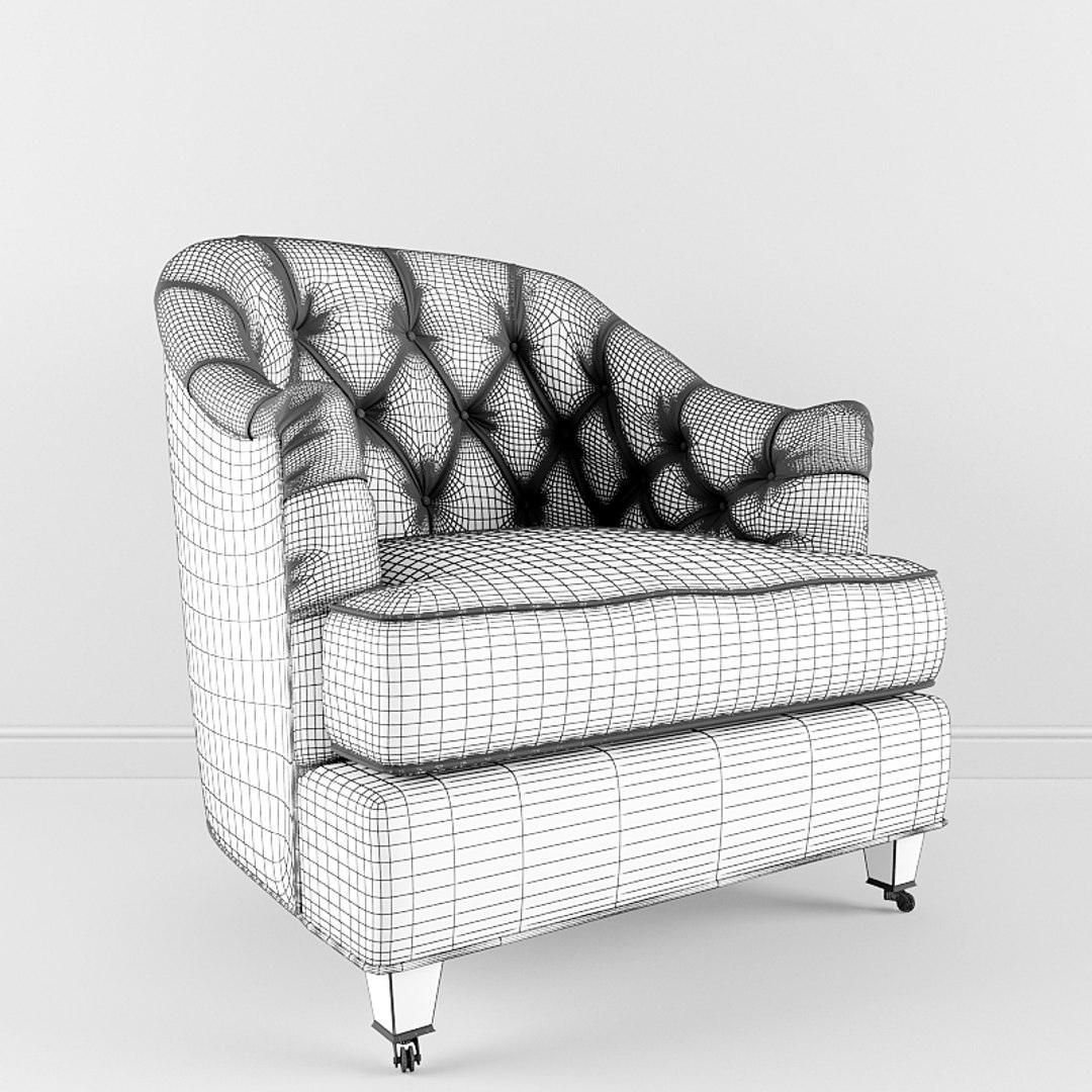 3d baker furniture windsor model
