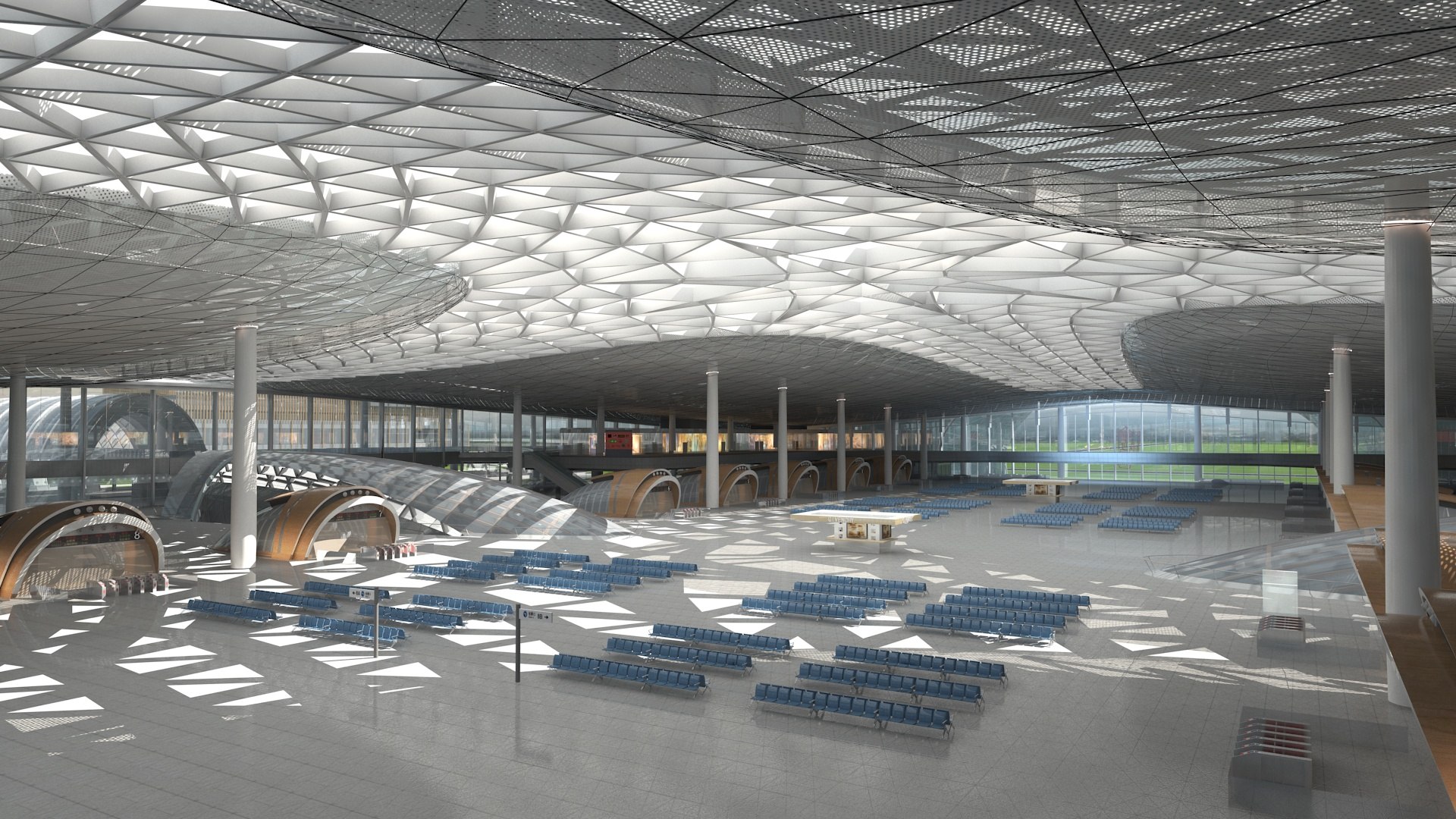 3D Waiting Hall 2 - TurboSquid 2145004