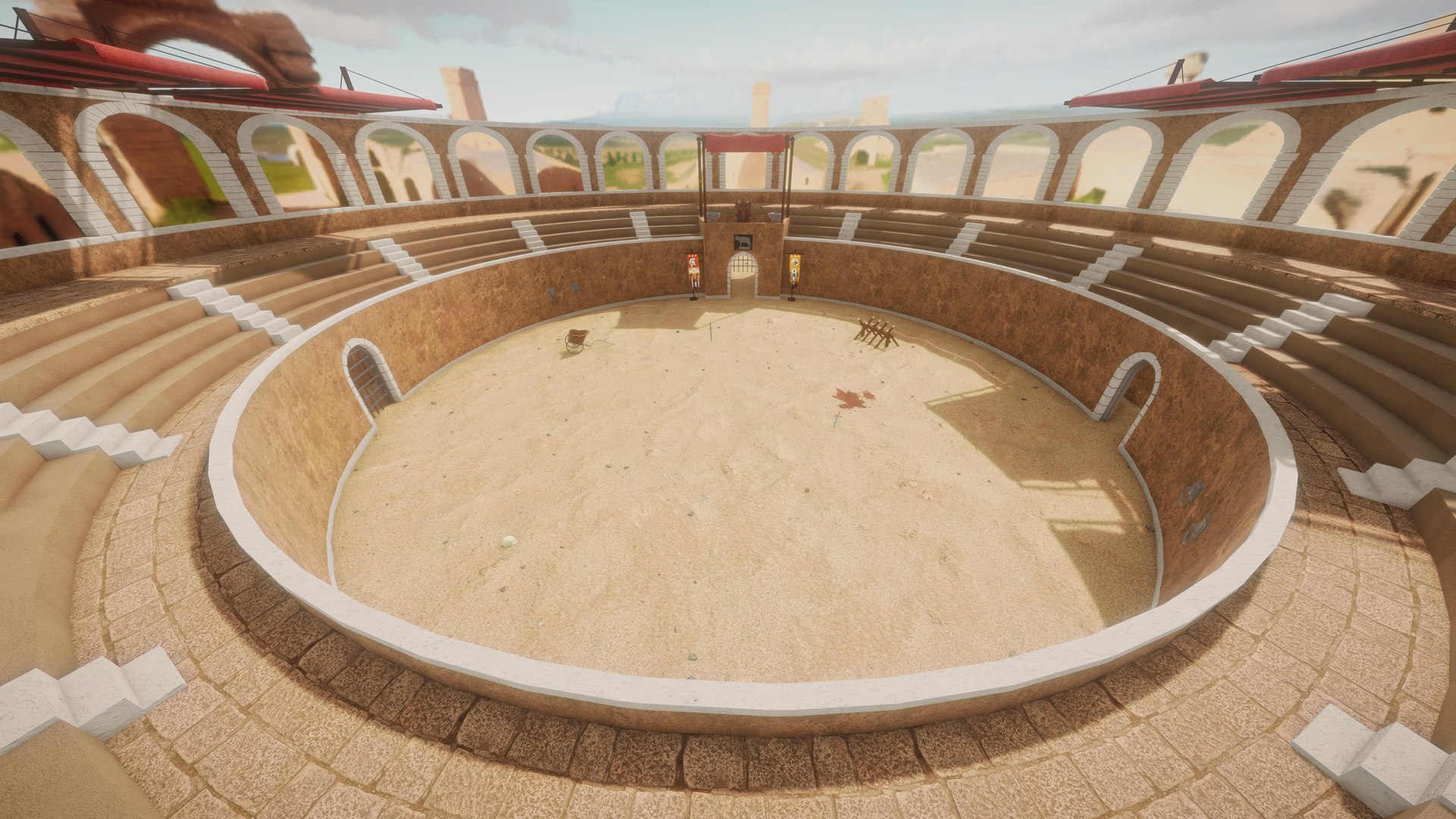 3D Gladiator Arena Model - TurboSquid 2167487