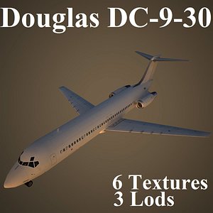 Модели Mcdonnell Douglas Dc-9 3D для Скачивания | TurboSquid