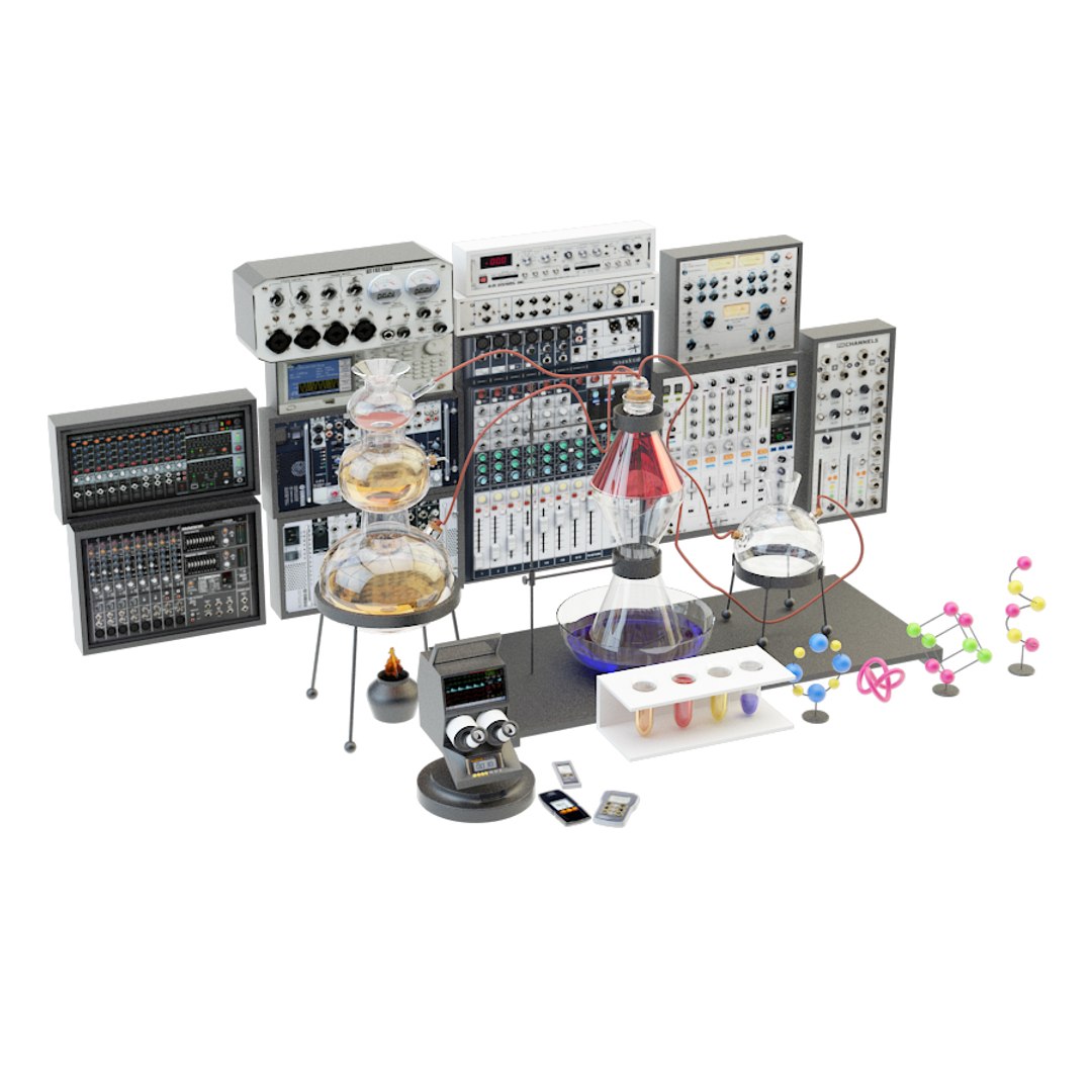 Medical laboratory set 1 3D model - TurboSquid 1223853
