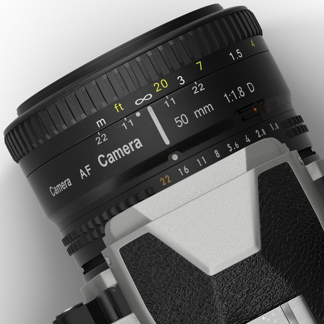 35 mm film camera 3d obj