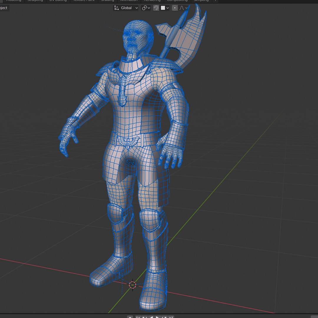 Character rigging 3D model - TurboSquid 1520836