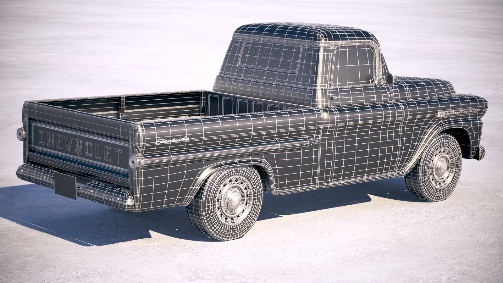 Chevrolet 3100 apache 3D model - TurboSquid 1309139