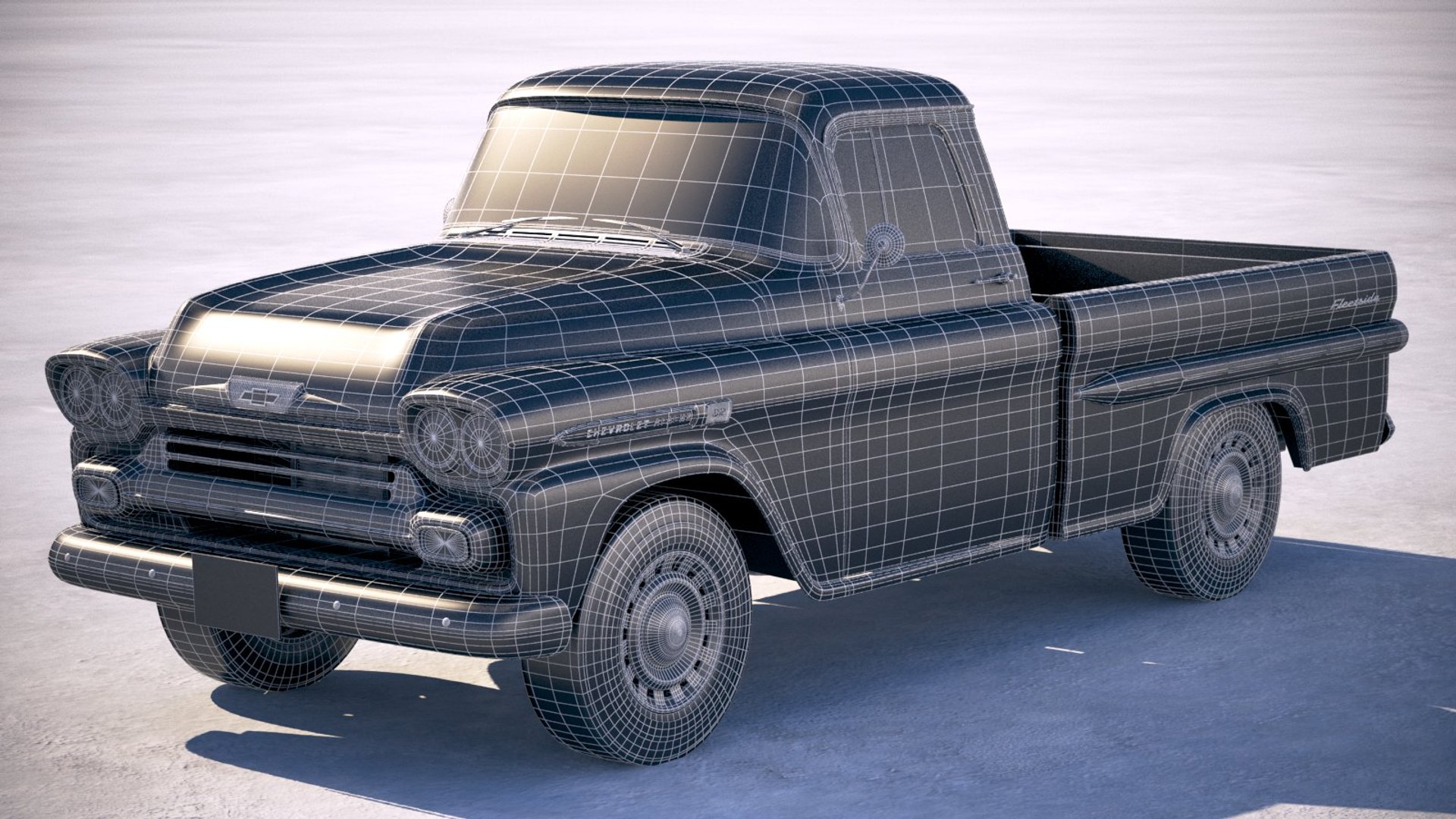 Chevrolet 3100 apache 3D model - TurboSquid 1309139